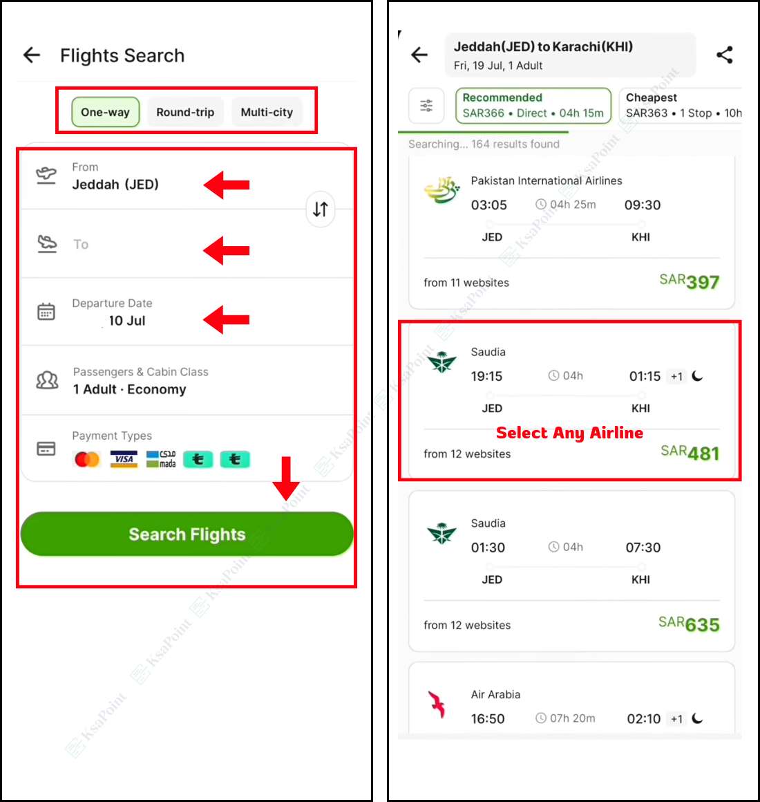 How To Buy A Flight Ticket In Saudi Arabia Online 2025