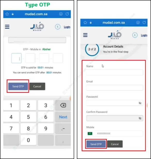 How To Create Mudad Account Mudad Registration 2026